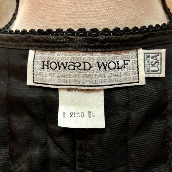 Abstract 80s Silky Vintage Jacket - Howard Wolf - Mad… - Gem