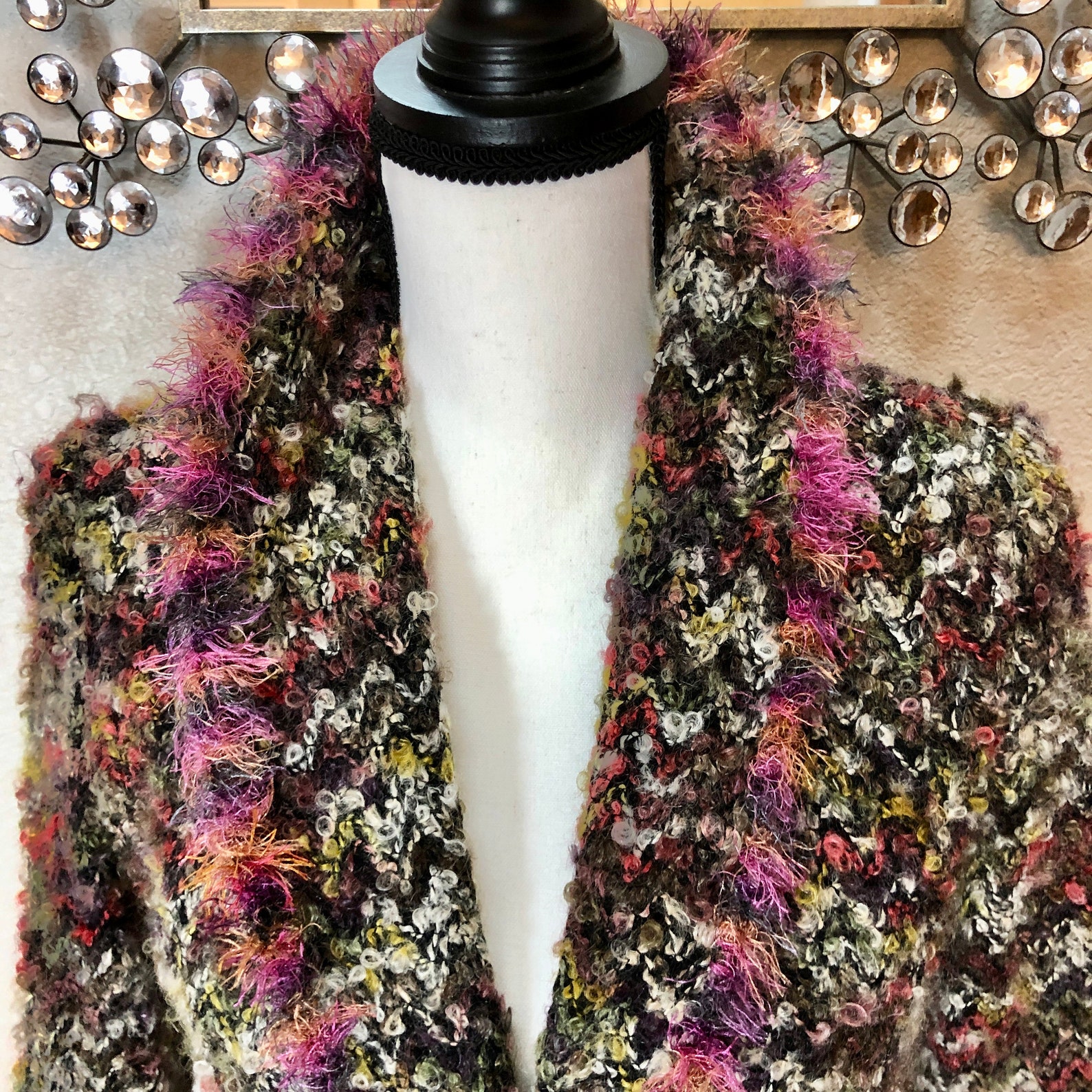 Super Funky Fuzzy Fun Vintage 1990s Statement Jacket Joseph Ribkoff ...
