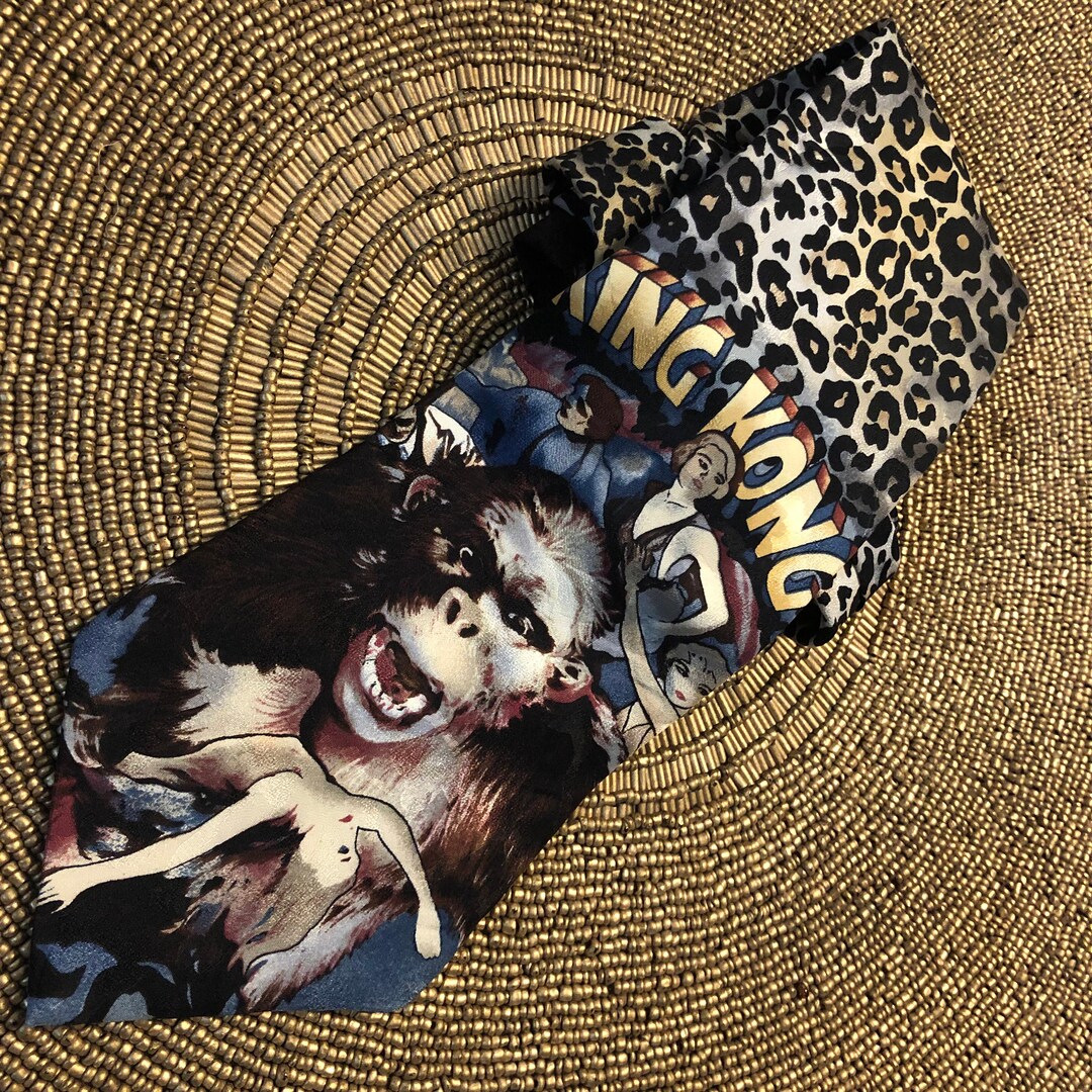 Awesome Vintage 90s King Kong (old Movie) Necktie - American Film ...