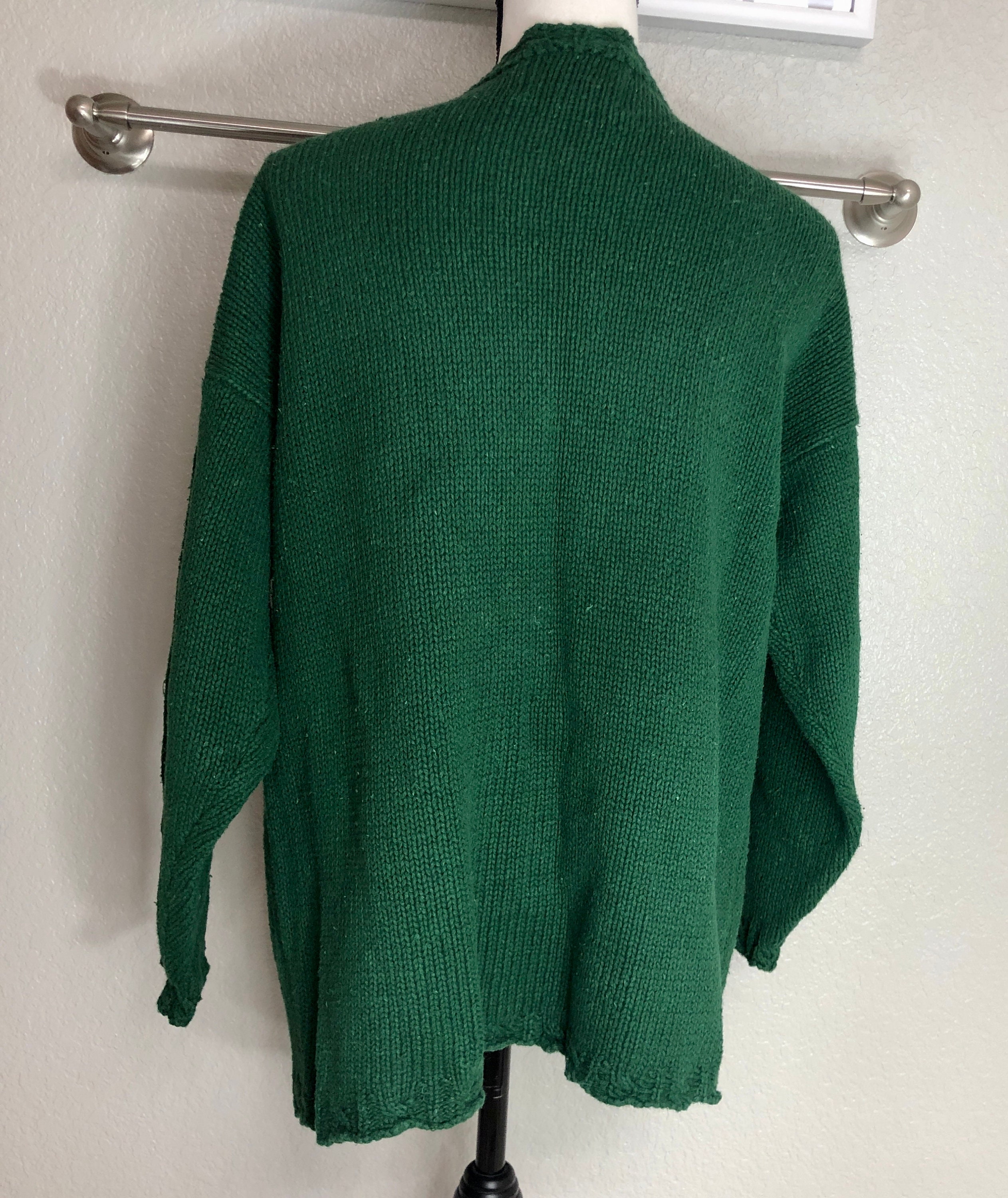 Amazing Noah's Ark Themed Knit Cardigan Sweater Size Women's Medium M ...