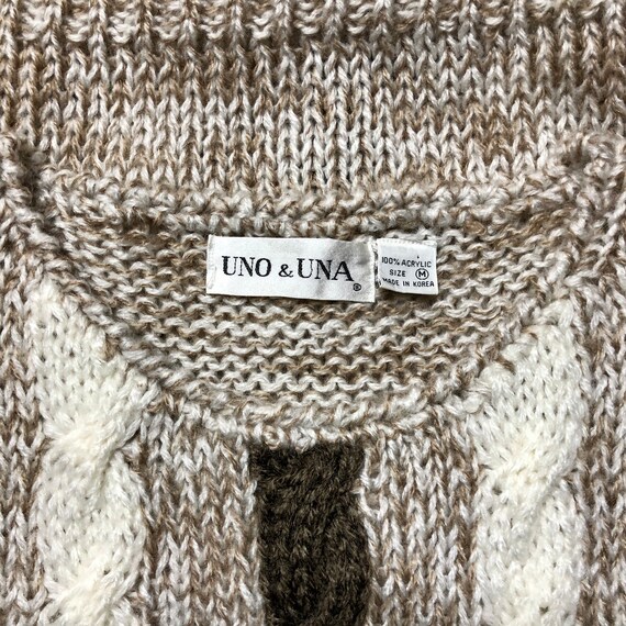 Oversize Early 2000s Oatmeal and Browns Knit Sweater … - Gem