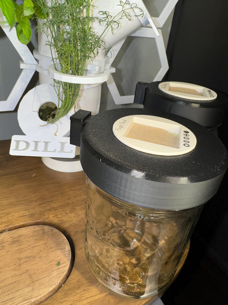 Kratky Mason Jar Hydroponic Gardyn System, All-in-one Kit Compatible ...