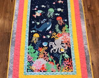 Under the Sea Quilt Panel - Etsy
