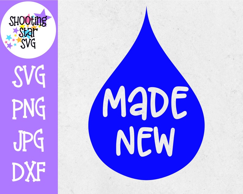 Made New SVG Baptism SVG Religious SVG - Etsy