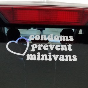 Minivan SVG - Condoms Prevent Minivans SVG - Funny Car Decal SVG - Etsy