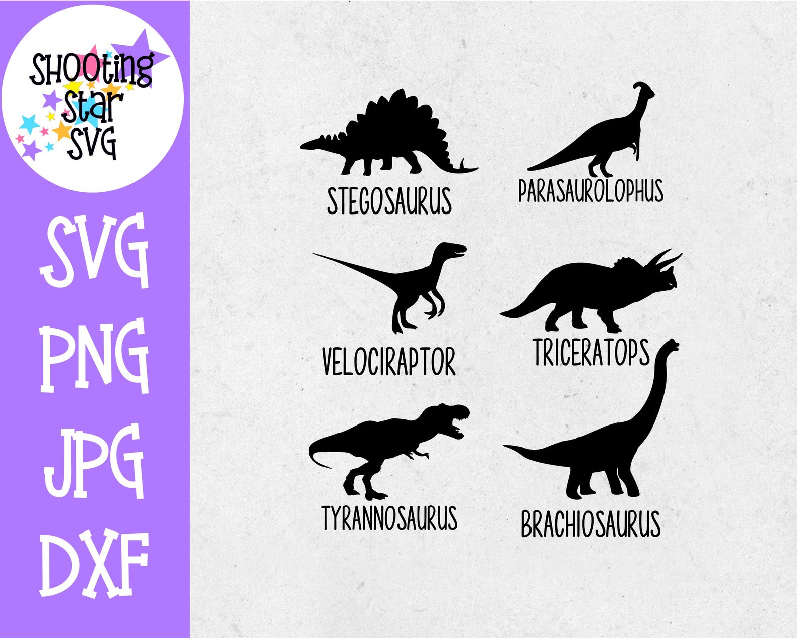 Iconos de dinosaurios SVG - Dinosaurios con nombres SVG - Dinosaurio ...