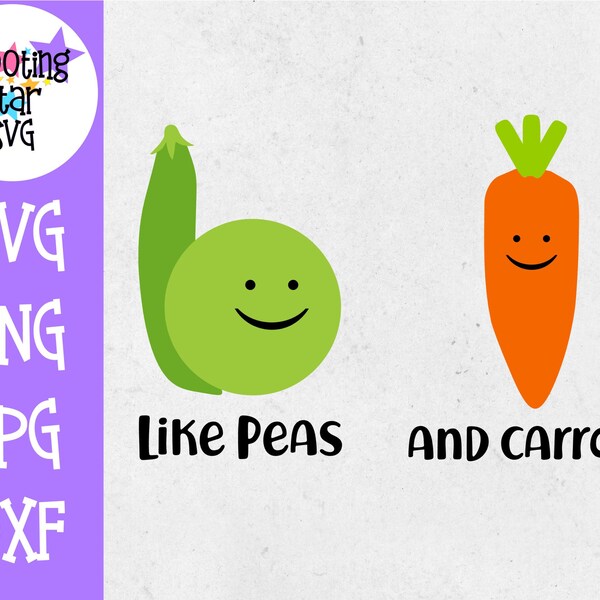 Peas and Carrots - Etsy UK