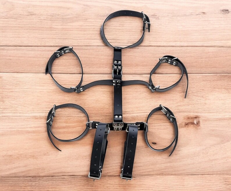 Armbinder Bdsm Slave Lingerie, Leather Arm Behind Back Binder Straight ...