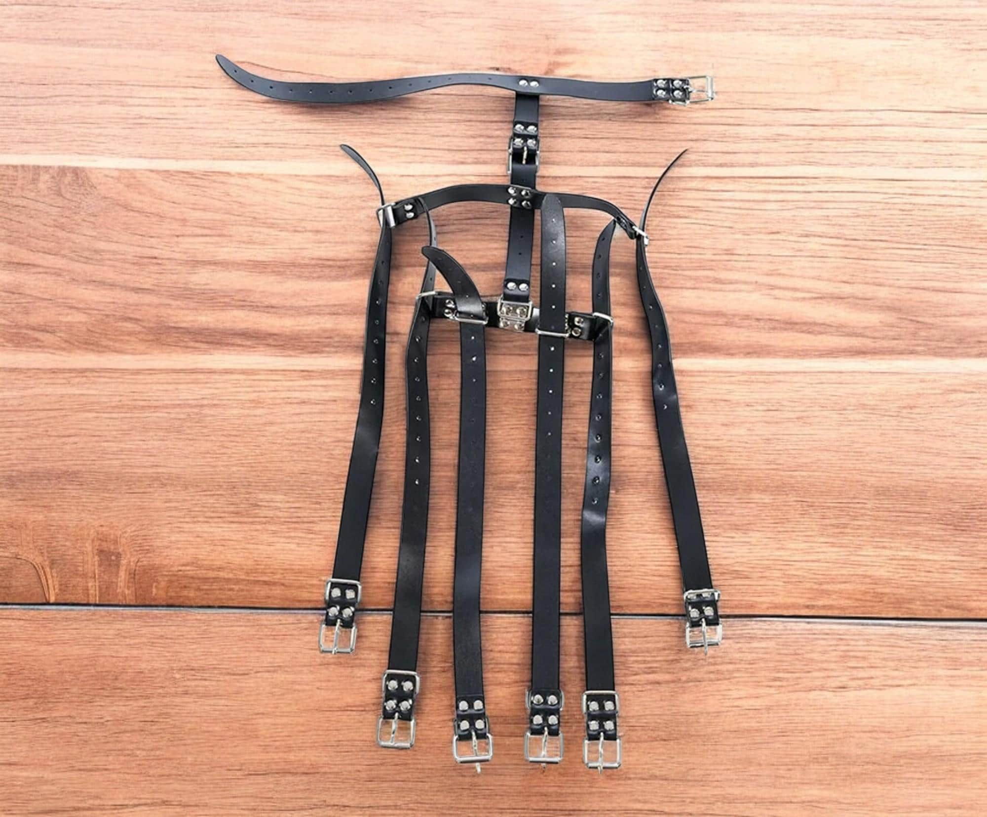 Armbinder Bdsm Slave Lingerie, Leather Arm Behind Back Binder Straight ...
