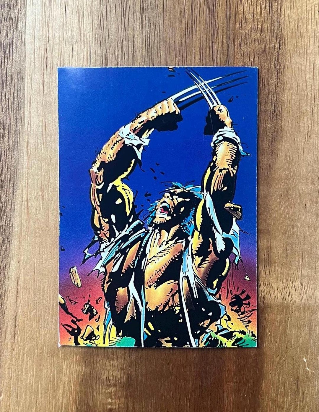 Wolverine Recycled Trading Card Fridge Magnet - Etsy