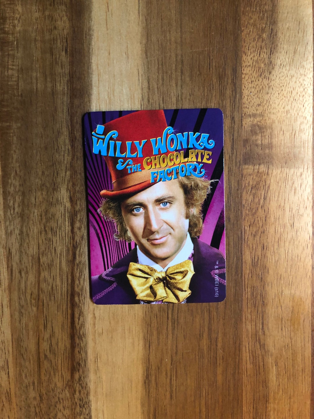 Willy Wonka and the Chocolate Factory Recycled Playing Card Fridge ...