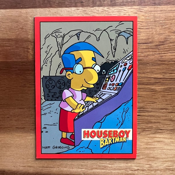 The Simpsons Card - Etsy