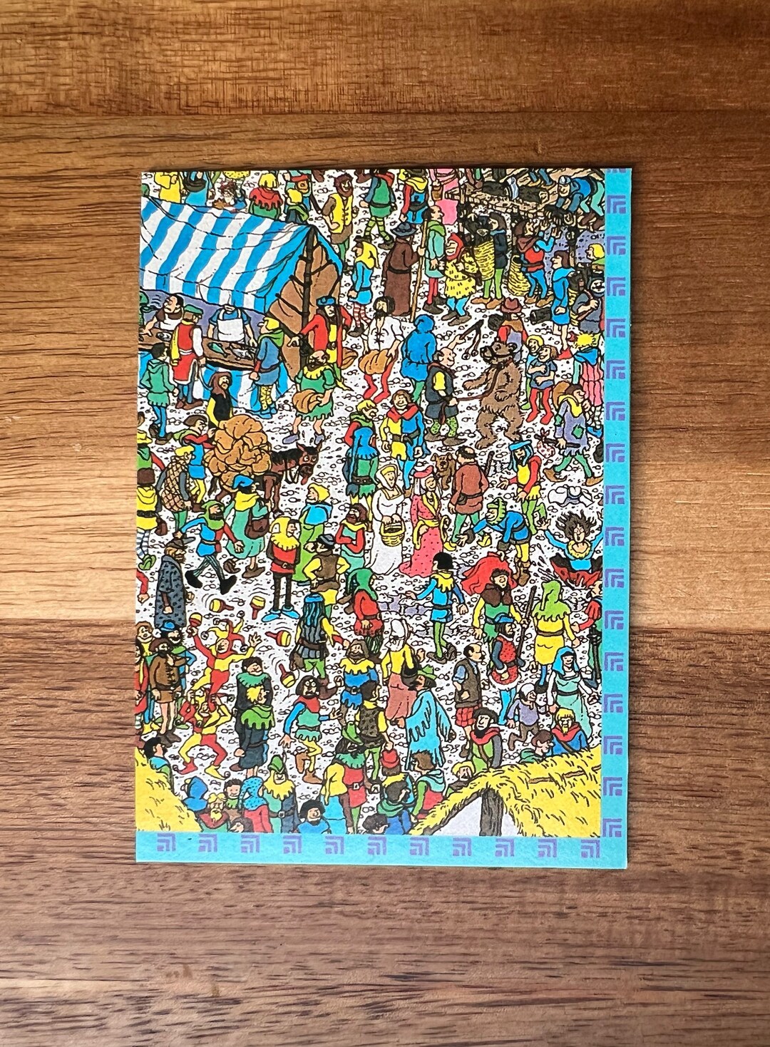 Where’s Waldo Recycled Trading Card Fridge Magnet - Etsy