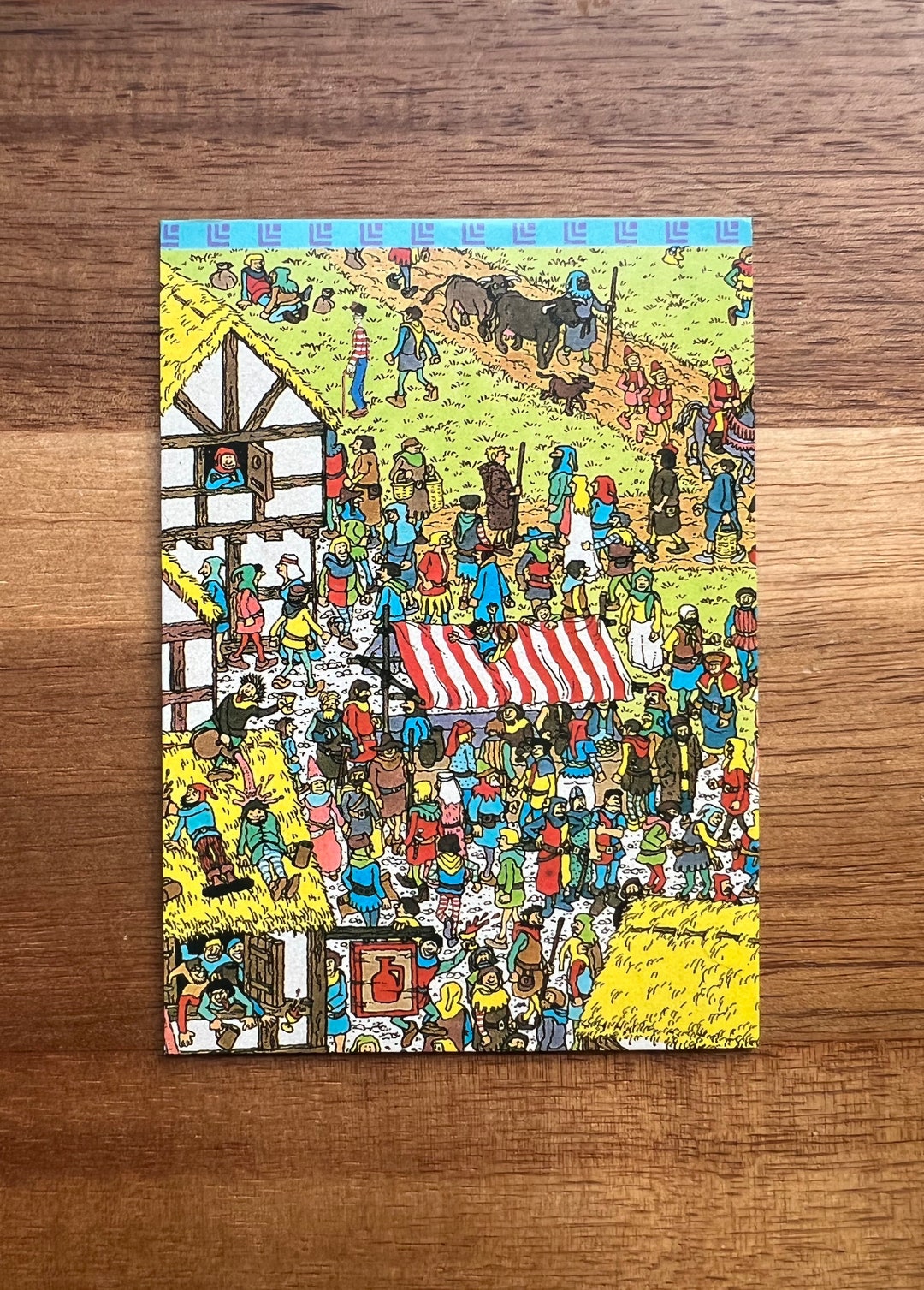 Where’s Waldo Recycled Trading Card Fridge Magnet - Etsy