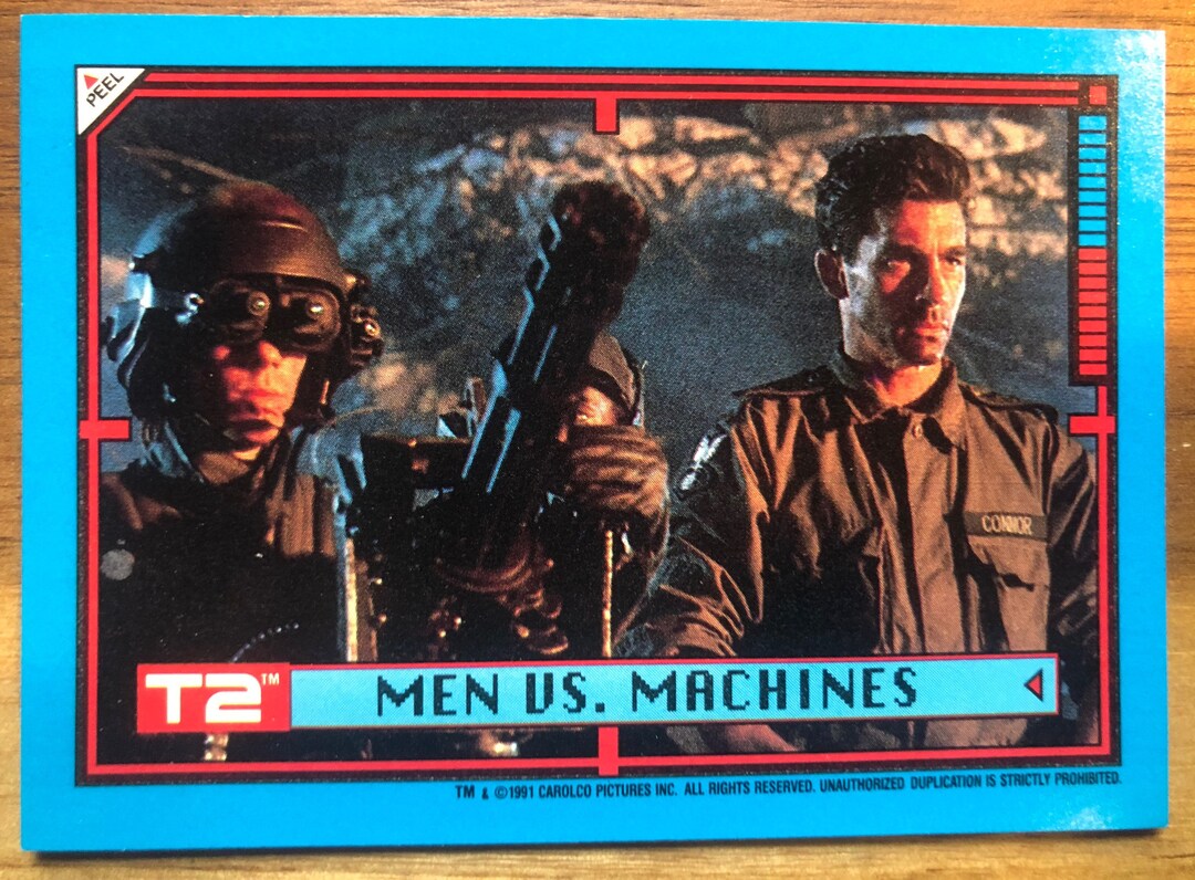 Terminator 2 Recycled Trading Card Fridge Magnet - Etsy