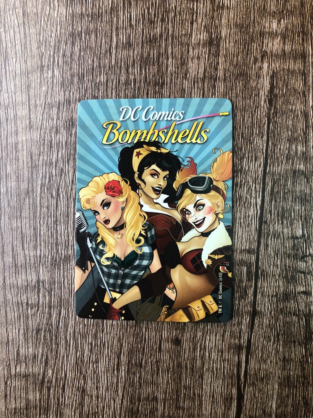 DC Bombshells Recycled Playing Card Fridge Magnet - Etsy