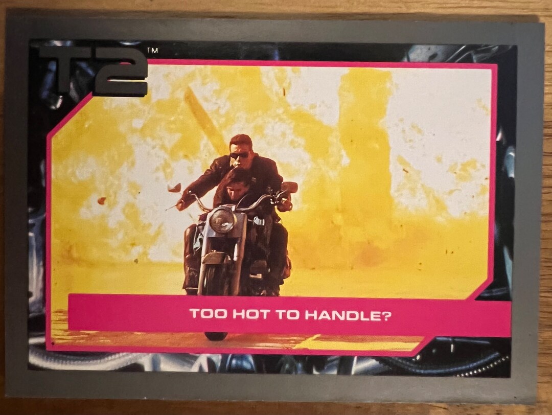 Terminator 2 Recycled Trading Card Fridge Magnet - Etsy