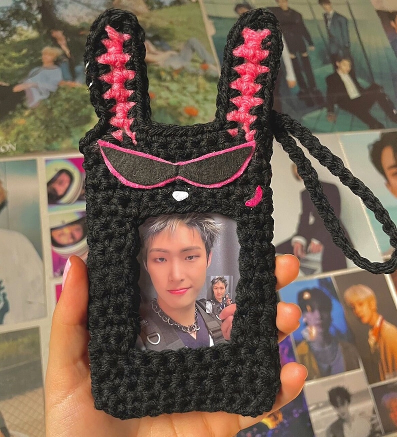 Ateez "mito" Crazy Form Crochet Kpop Photocard Holder - Etsy