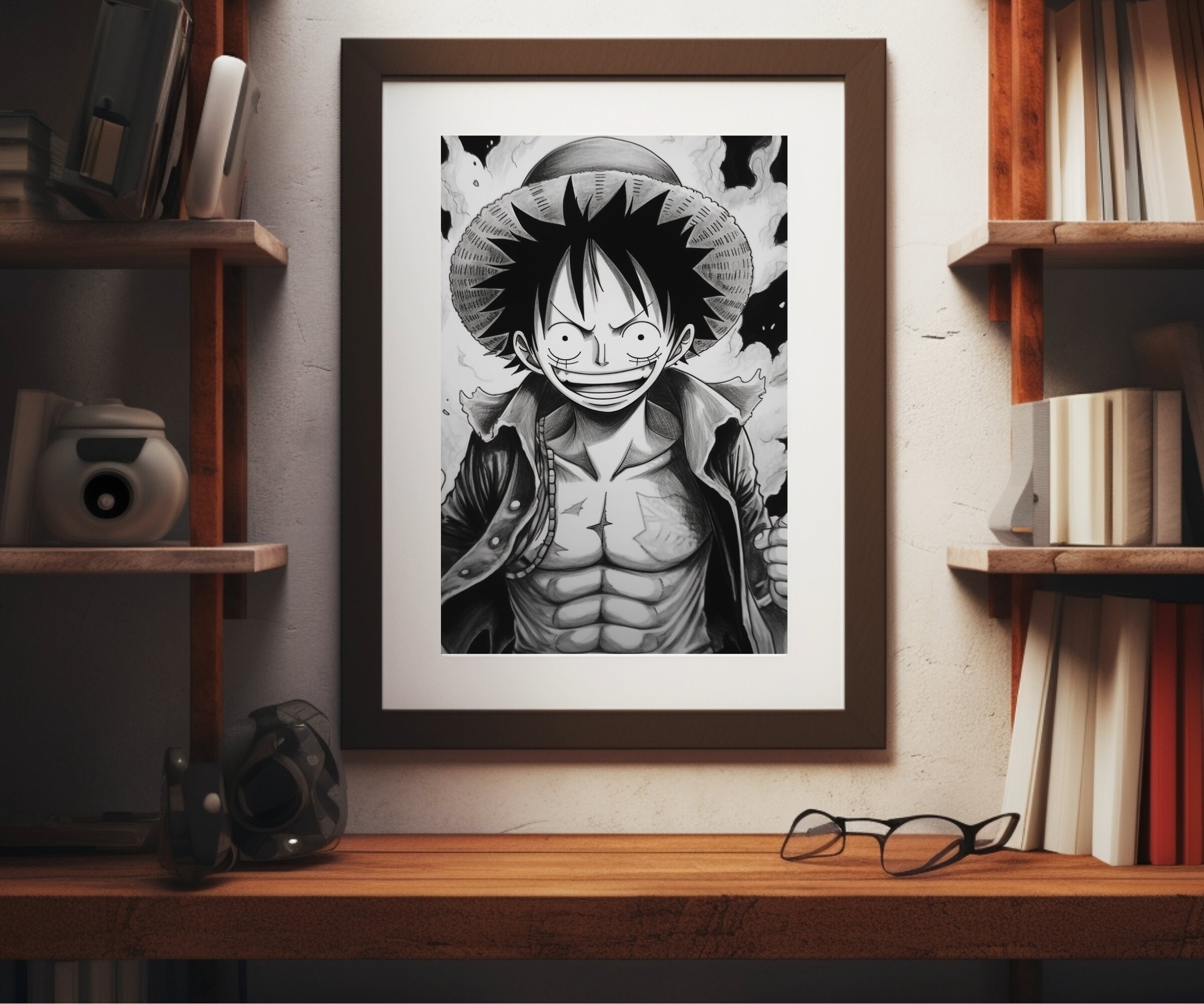 Monkey D. Luffy One Piece | Anime Poster Manga Poster One Piece Fan Art ...
