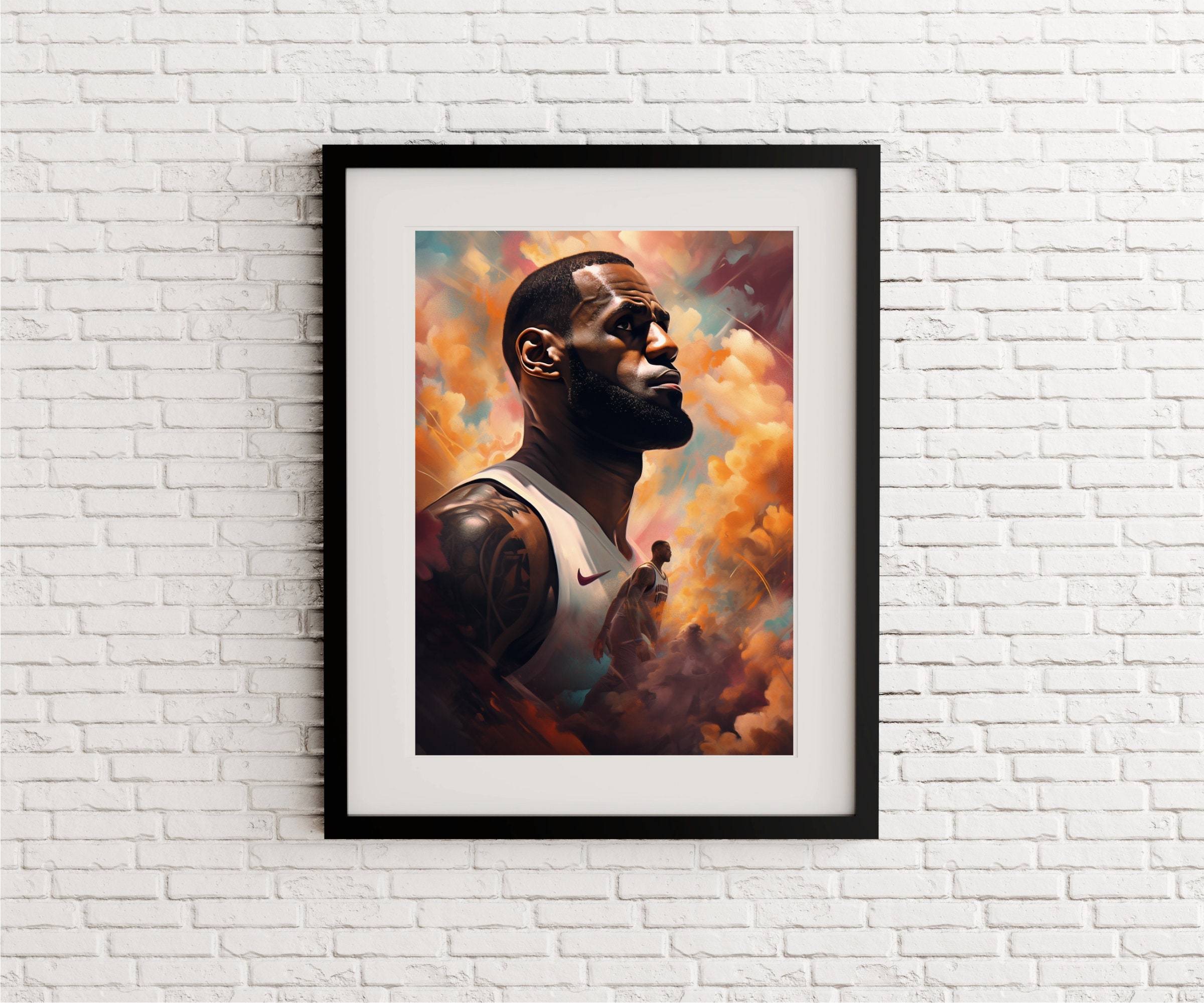 Lebron James| Iconic Poster for Basketball | - Etsy