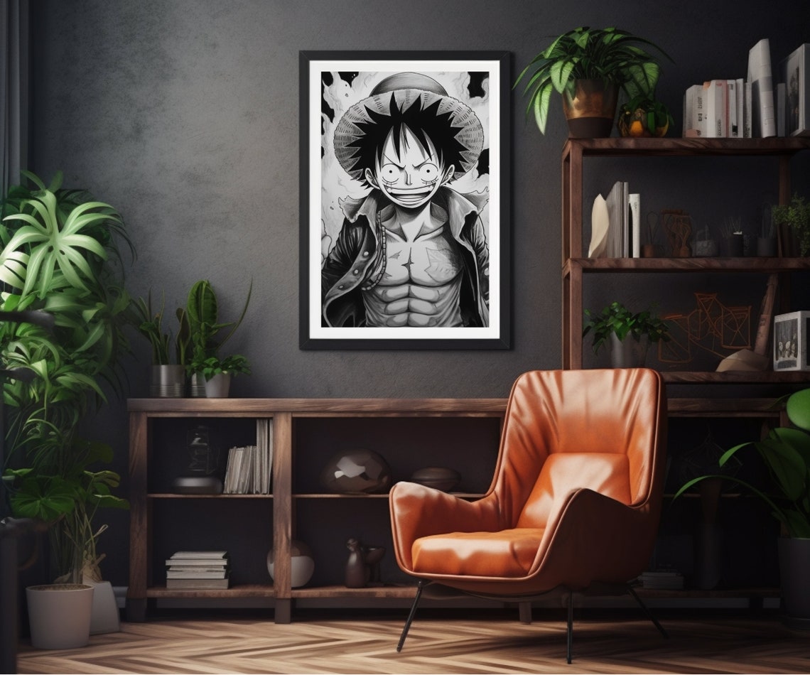 Monkey D. Luffy One Piece | Anime Poster Manga Poster One Piece Fan Art ...