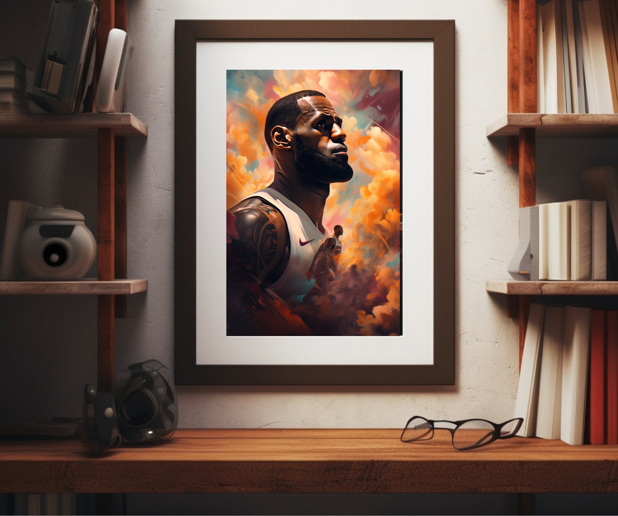 Lebron James| Iconic Poster for Basketball | - Etsy