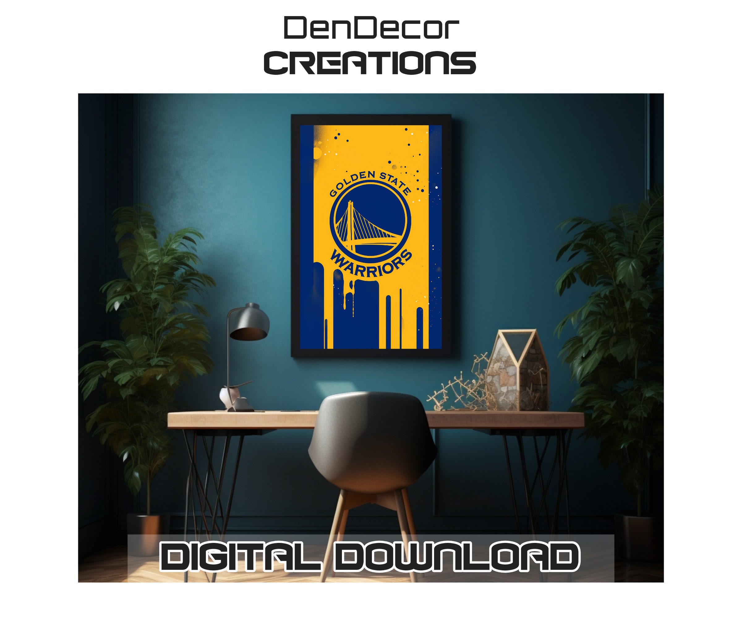 Golden State Warriors | NBA Fan Art Printable | Golden State Warriors ...