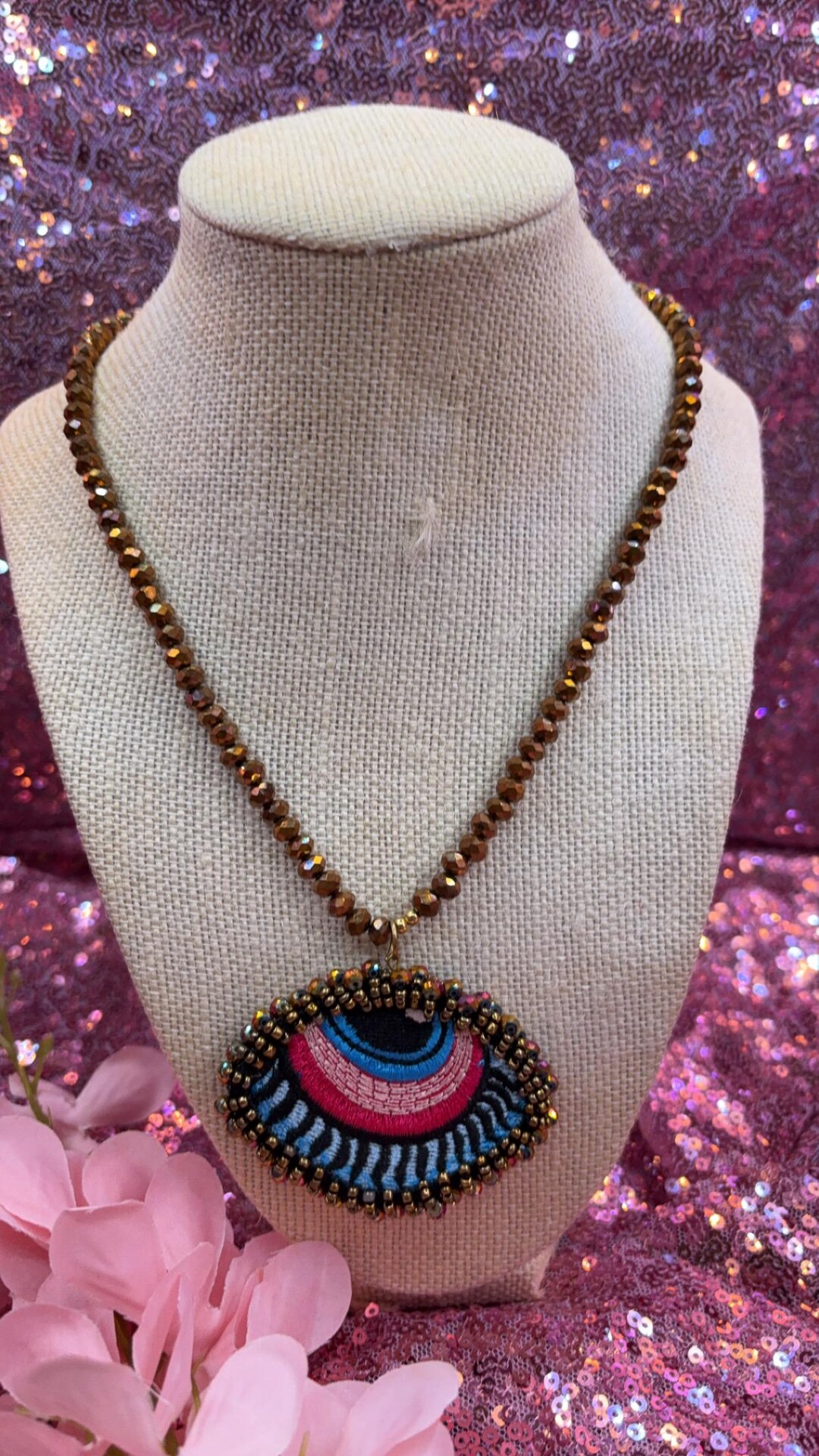 COPPER EVIL EYE Necklace, Evil Eye, Copper Necklace, Evil Eye Necklace ...