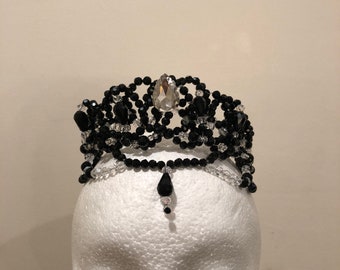 Black tiara | Etsy