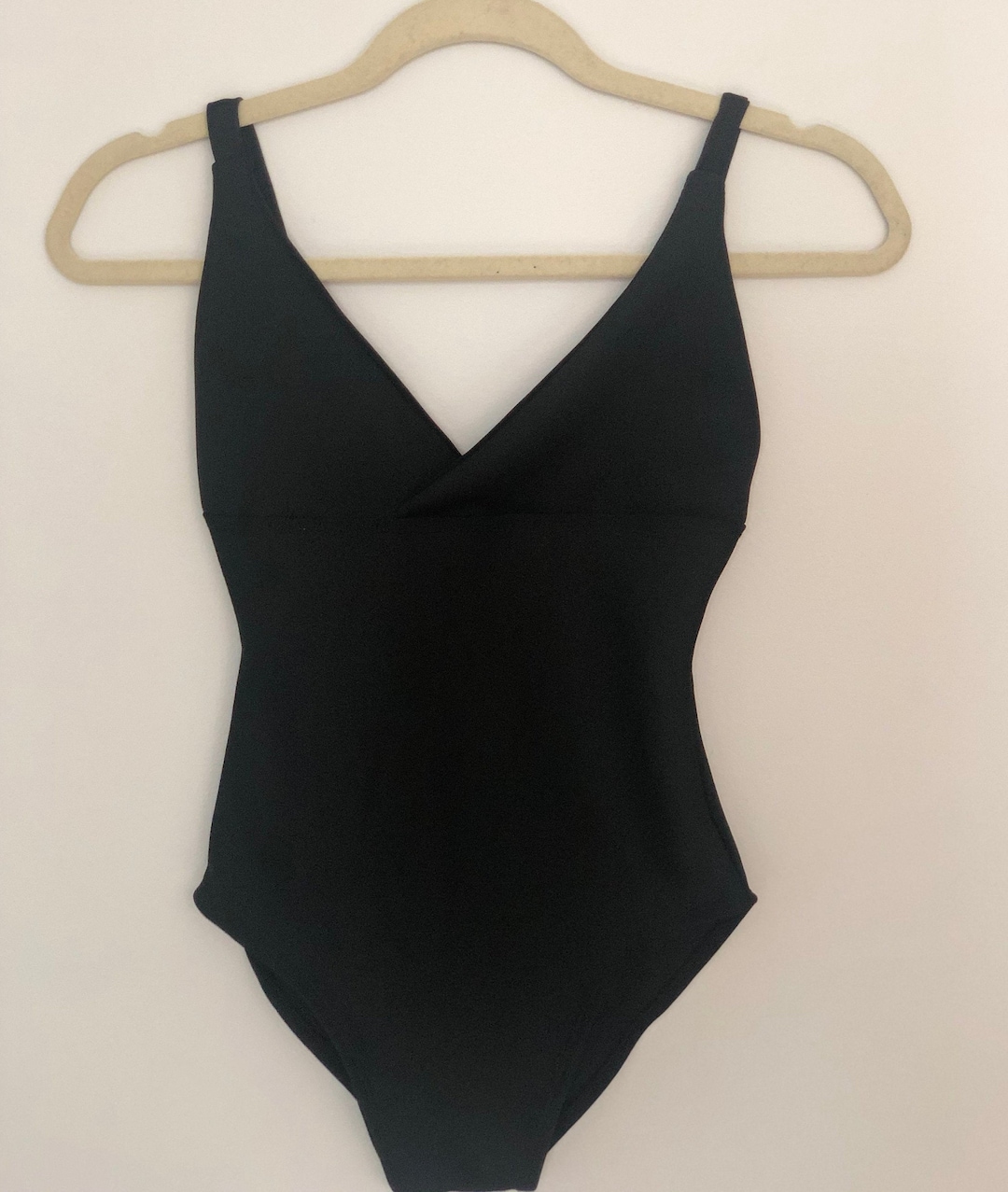 Black Spaghetti Stripes Leotard - Etsy