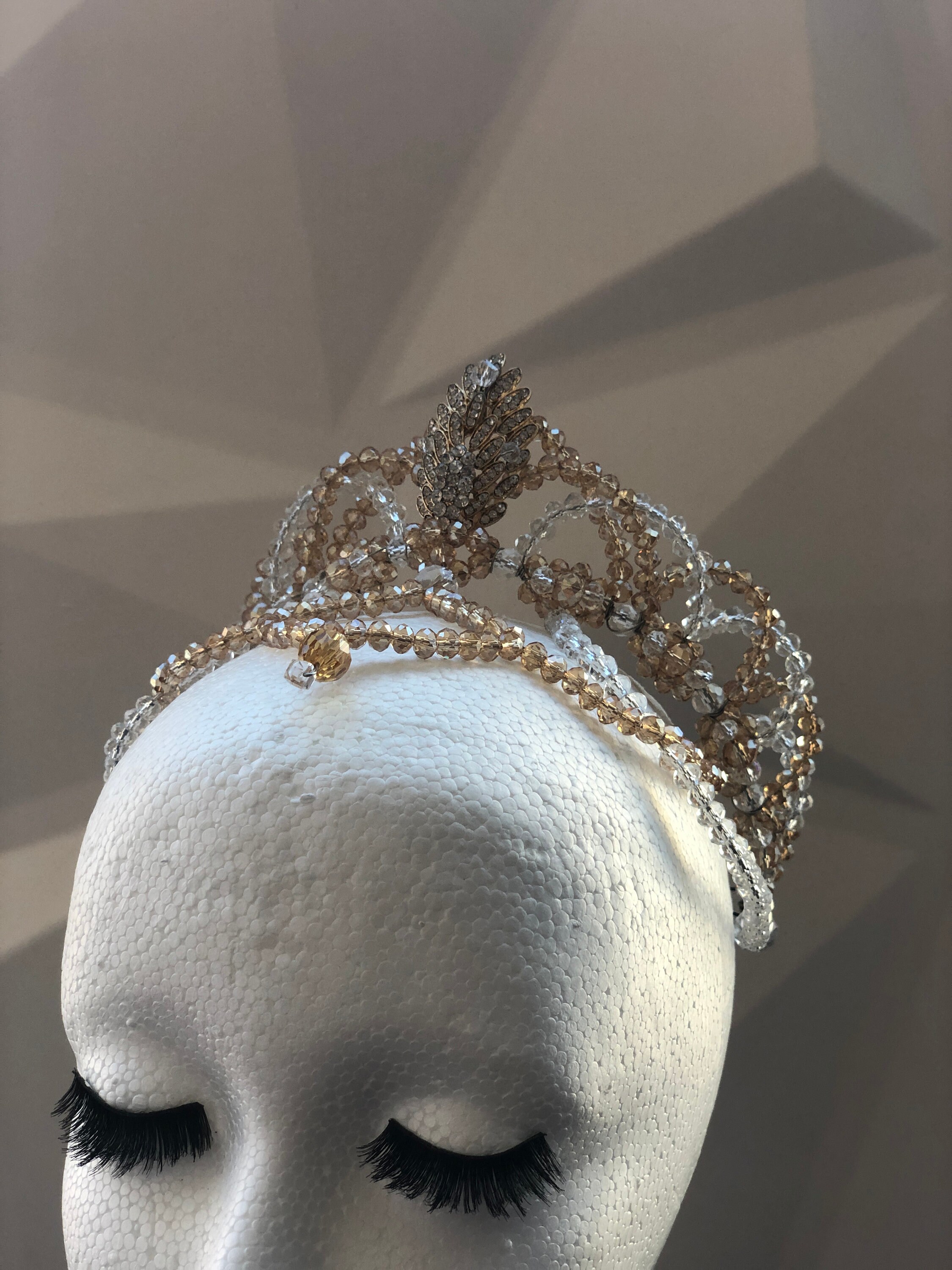 Gold Crylstal Crown for Ballet - Etsy