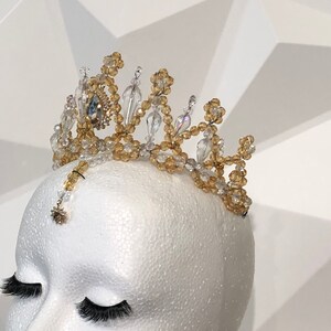 Gold Crystals Tiara/crown for Ballet - Etsy