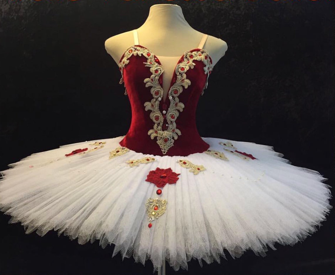 Paquita Tutu (red and White ) - Etsy