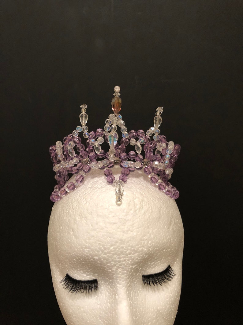 Purple Fairy Crystal Crown for Ballet - Etsy