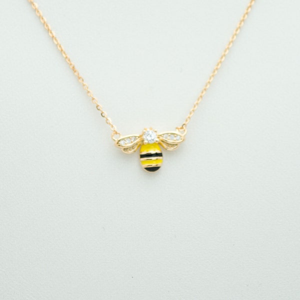 Bumble Bee Necklace - Etsy