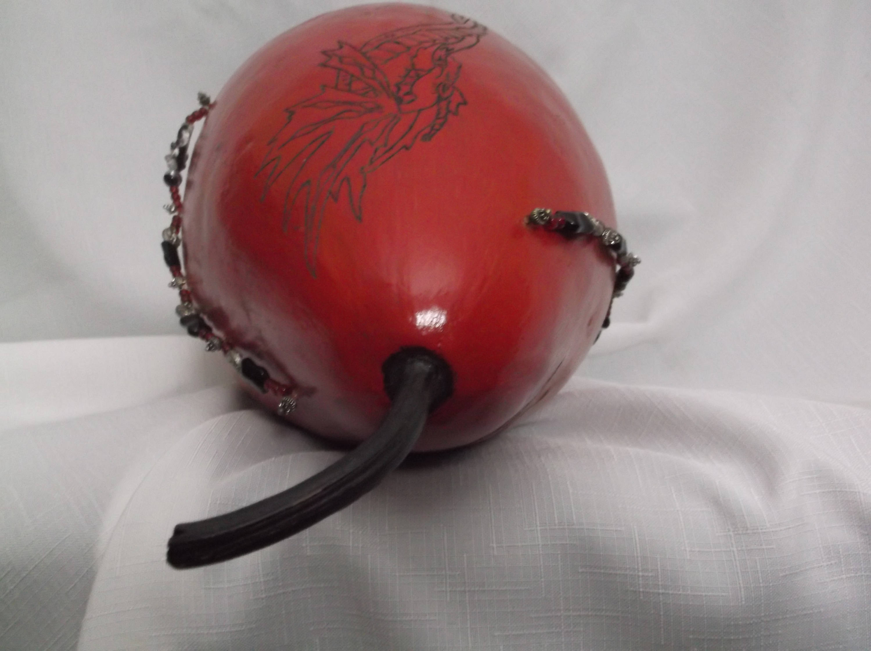 Dragon Gourd Gourd Art Wood Burned Gourd Beaded Gourd - Etsy Norway