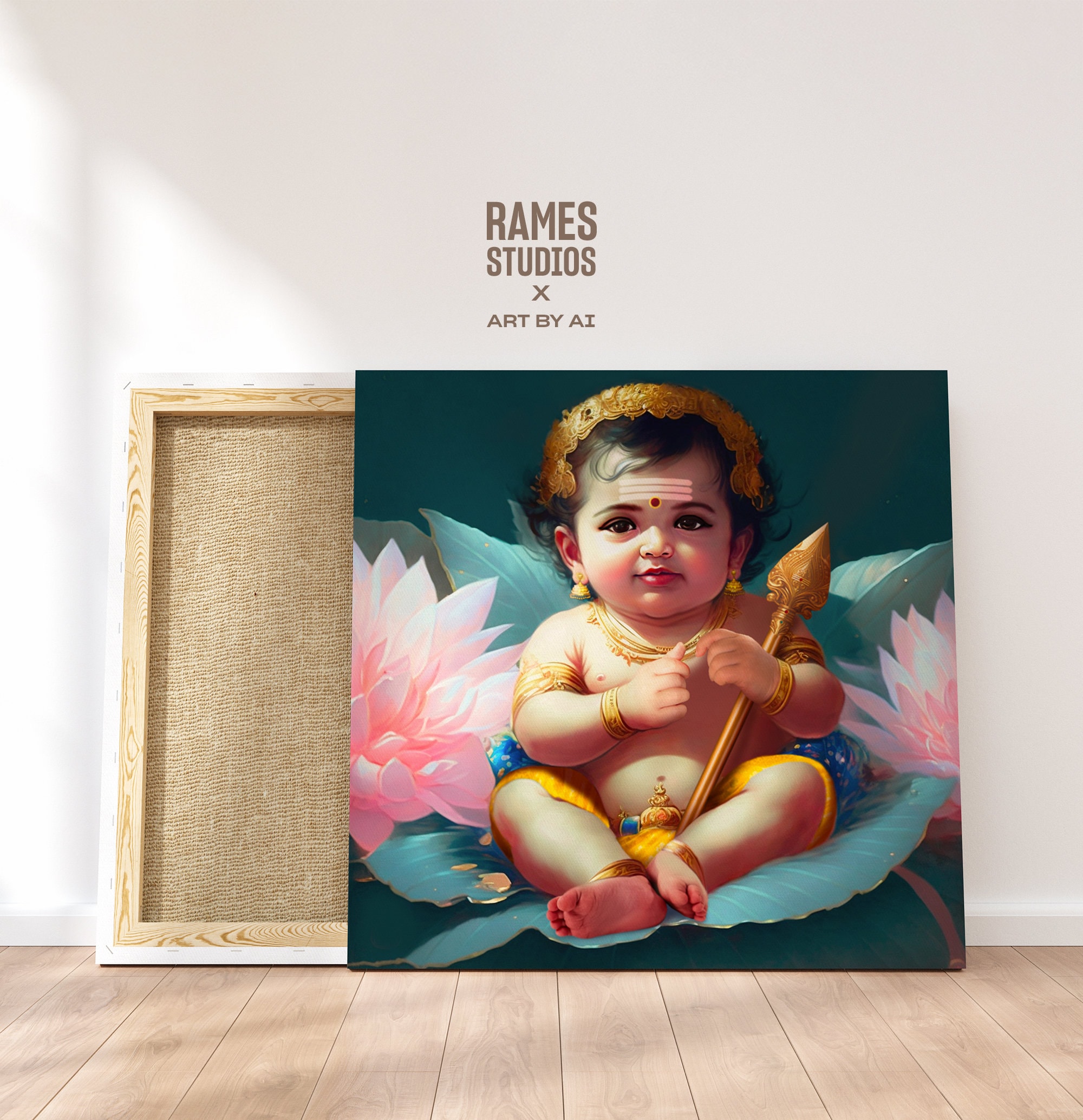 Lord Murugan on Lotus - Printable Hindu Deities Print, Digital Download ...