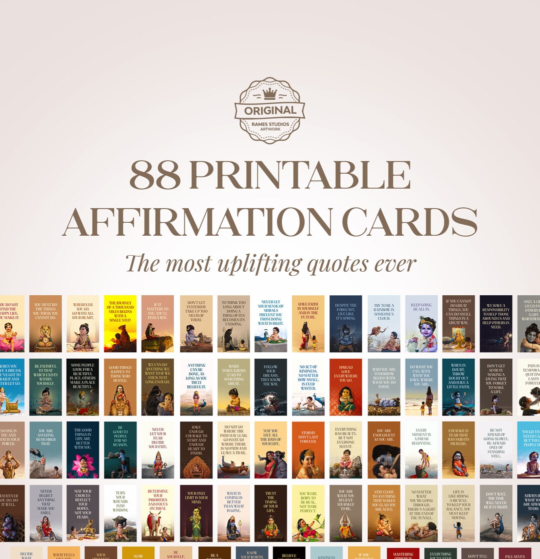 88 Printable Affirmation Card With Positive Quotes | Affirmation Card ...