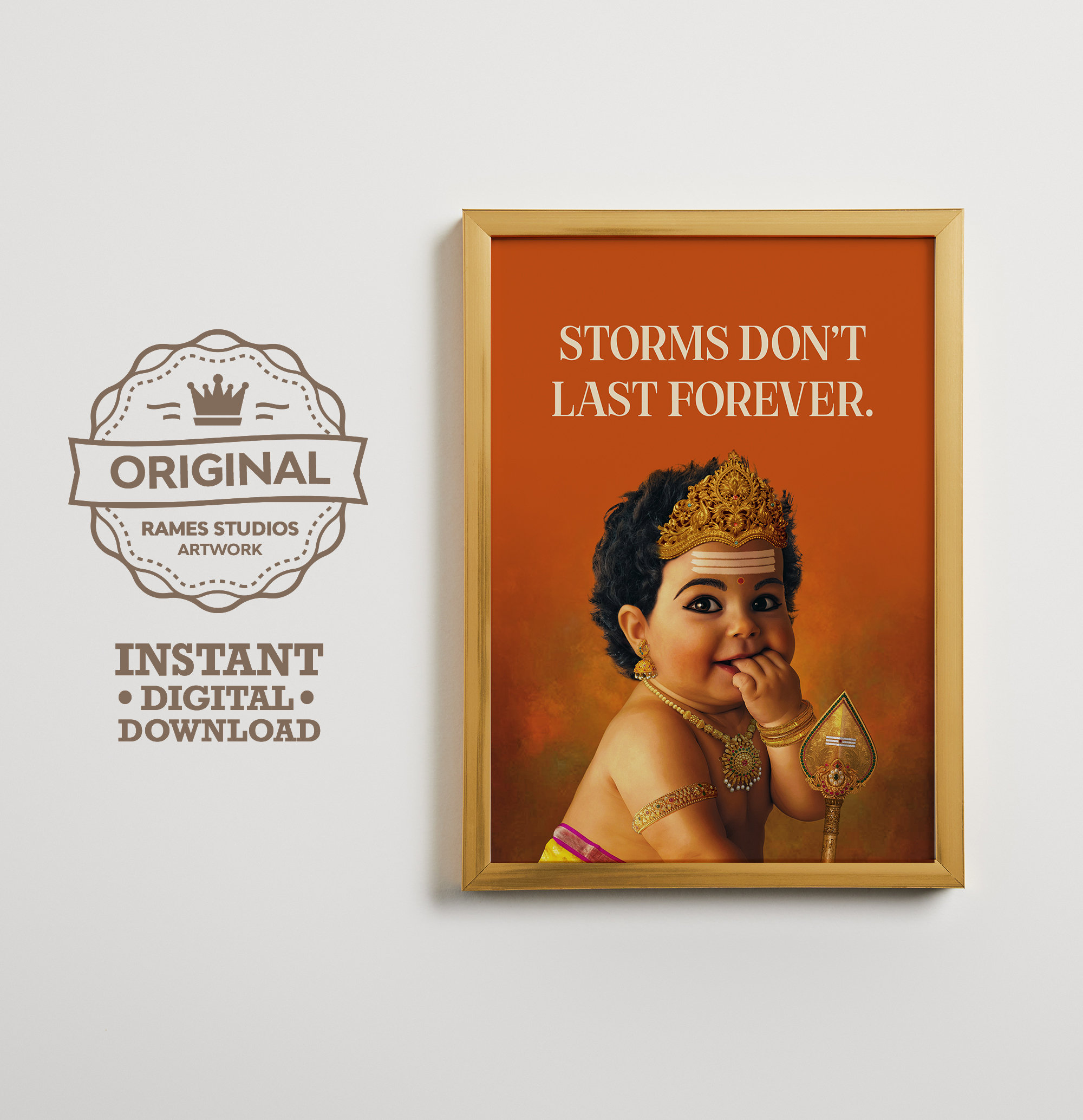 Lord Murugan Affirmation - Printable Hindu Deities Print, Positive ...