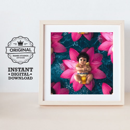 Pachai Amman Printable Hindu Deities Print Digital - Etsy