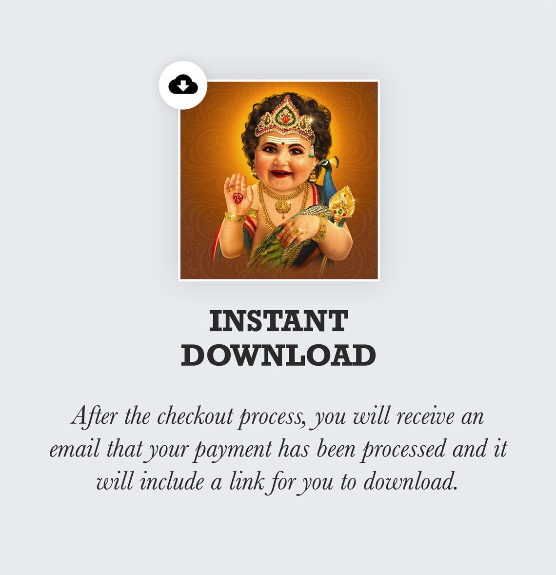 Lord Murugan Blessing - Printable Hindu Deities Print, Digital Download ...