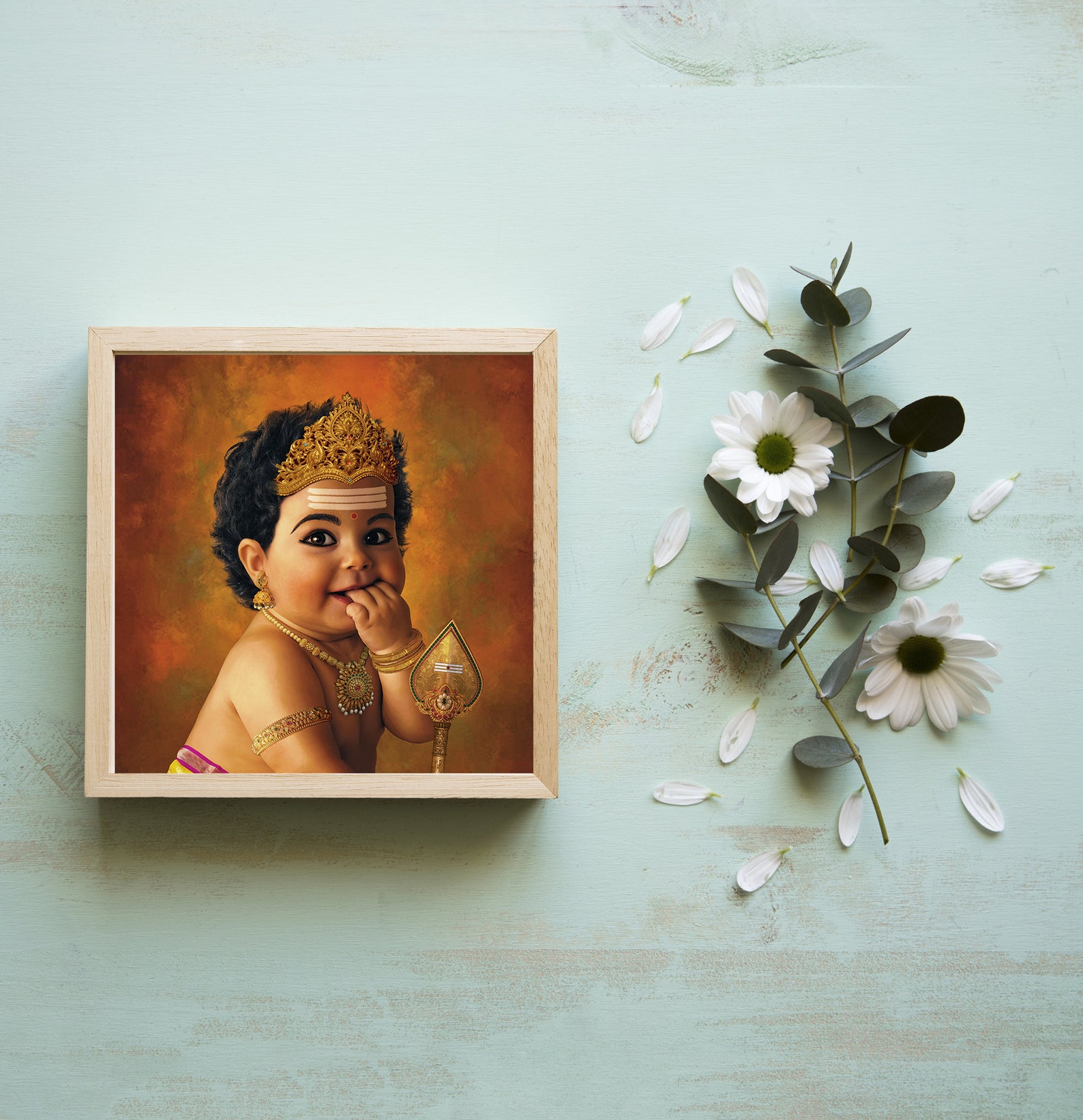 Cute Little Murugan - Printable Hindu Deities Print, Digital Download ...