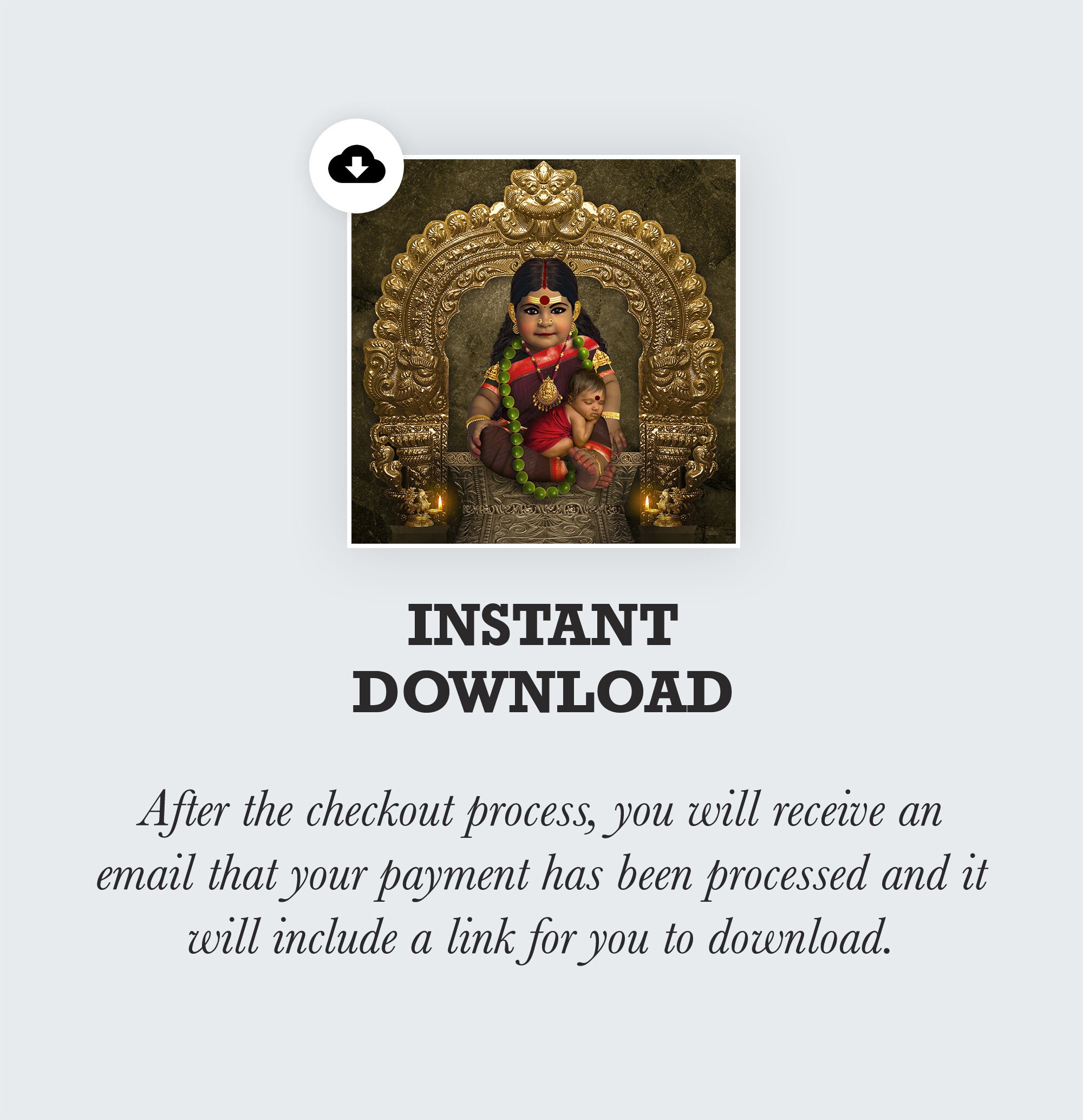 Periyachi Amman - Printable Hindu Deities Print, Digital Download. - Etsy