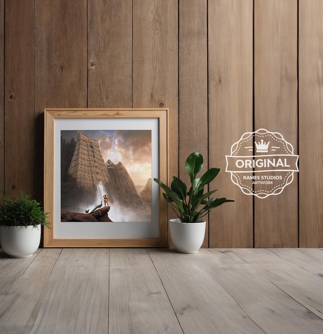 Batu Caves Murugan With Peacocks - Printable Hindu Deities Print ...