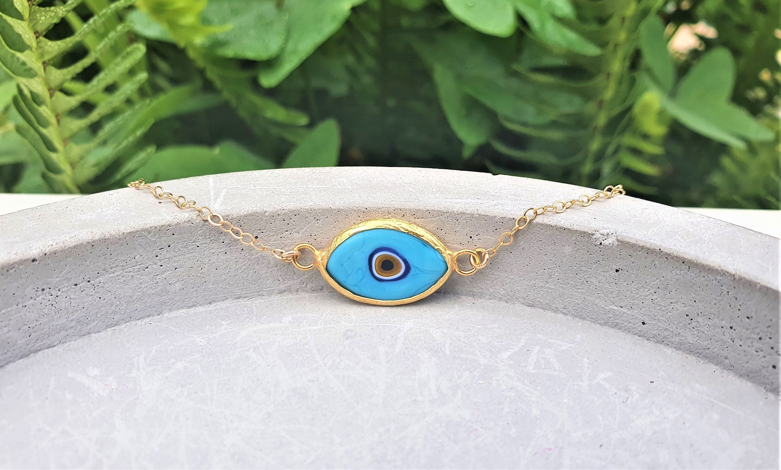 Evil Eye Necklace, Turquoise Evil Eye, Chic Evil Eye, Bohemian Eye ...