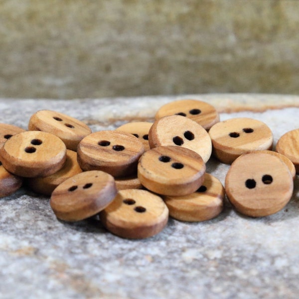 Wood Buttons - Etsy