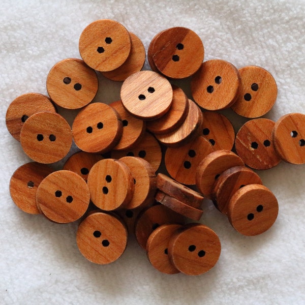 Wood Buttons - Etsy