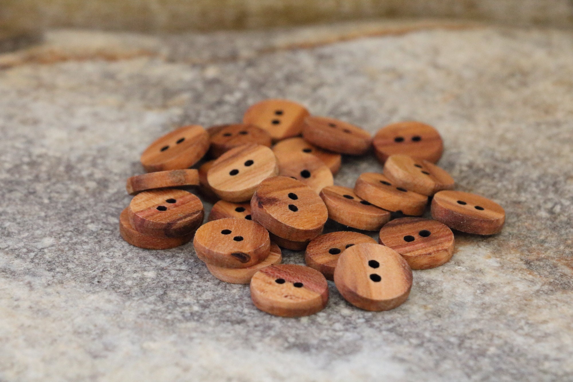 Small Plumtree Wood Shirt Buttons Classic Wooden Buttons - Etsy UK