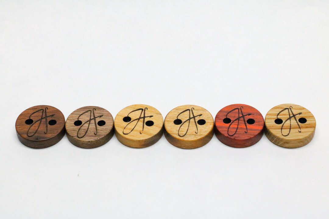 Custom Engraved Buttons, Large Wooden Buttons, Personalized Buttons ...