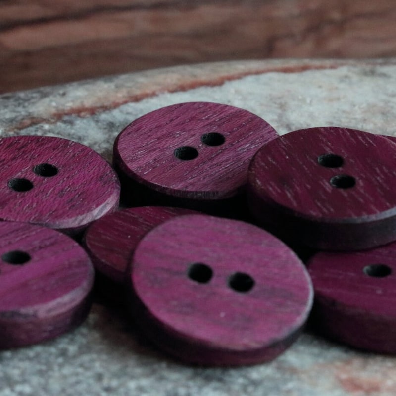 3/4 Purple Button - Etsy